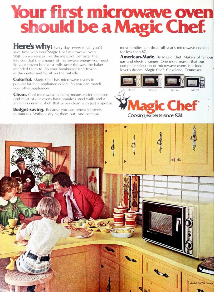 1970s microwave ovens: Look back to when they were the super-hot new ...