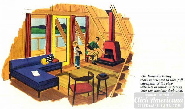 Vintage A-frame house plans for second homes & vacation cabins: 12 cool ...