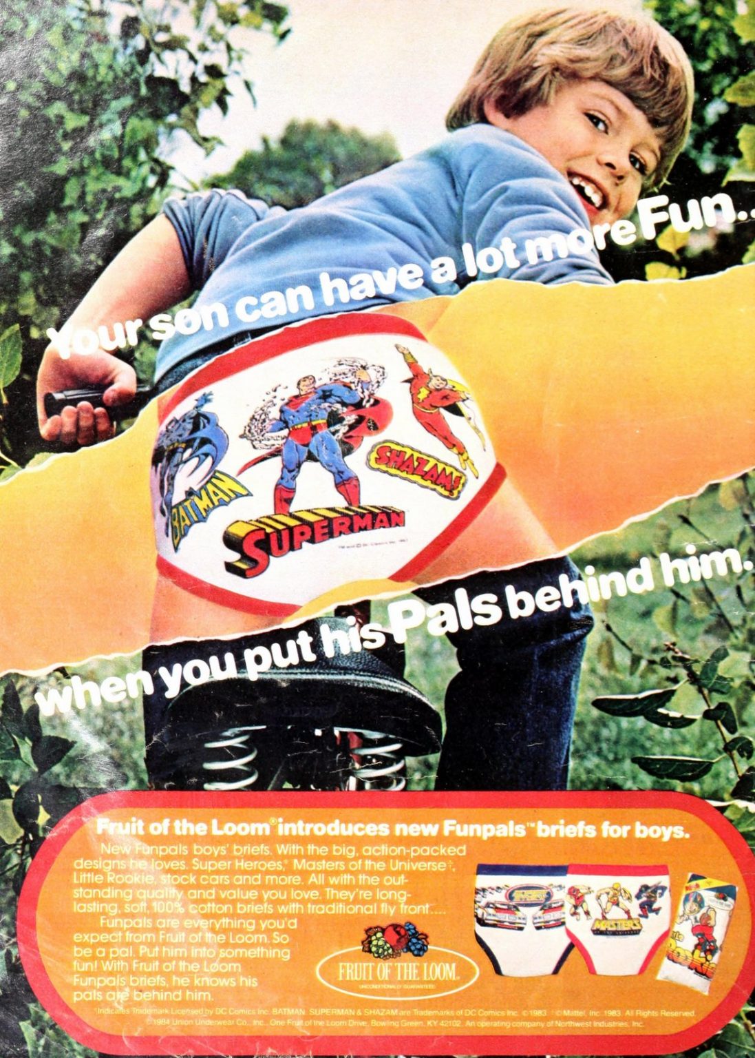 Underoos made boring old kids' underwear fun to wear in the 1970s & 80s ...