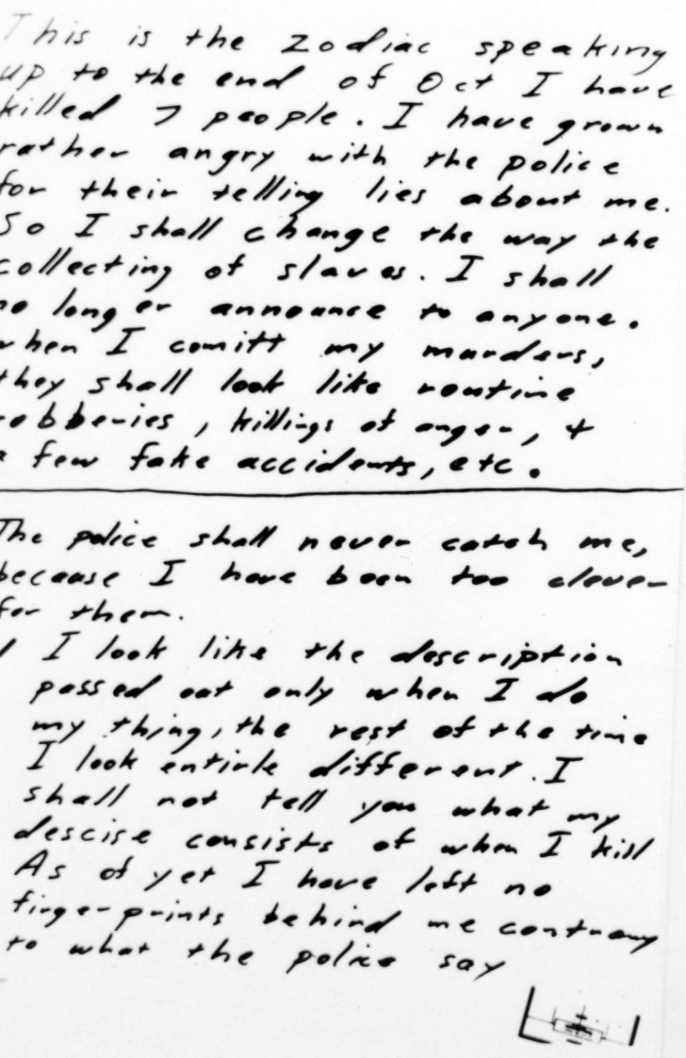 These Zodiac Killer letters & creepy cipher hints have frustrated the ...