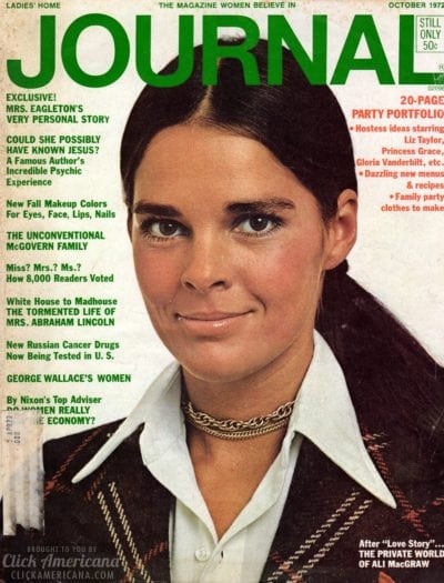From model to movie star, Ali MacGraw was Hollywood's unstoppable ...