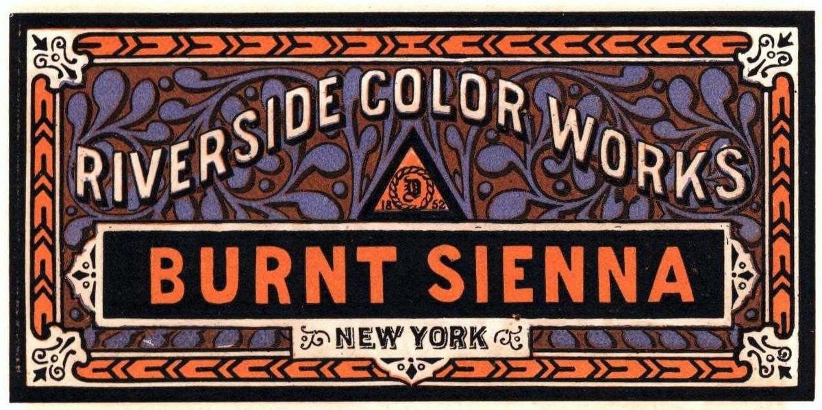Victorian graphic design: Stylized paint labels (1870s & 1880s) - Click ...