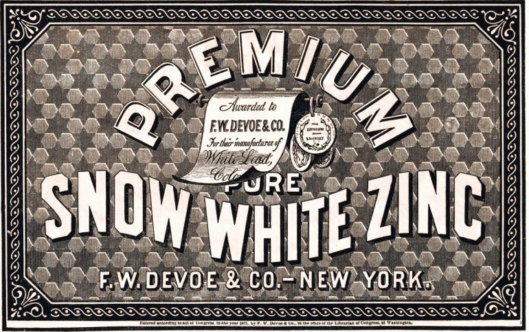 Victorian graphic design: Stylized paint labels (1870s & 1880s) - Click ...