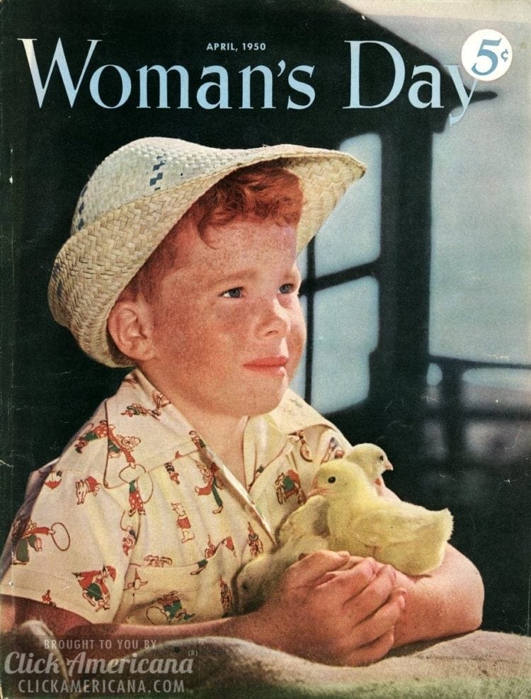 Woman's Day magazine covers from 1950 show the trends of the era ...