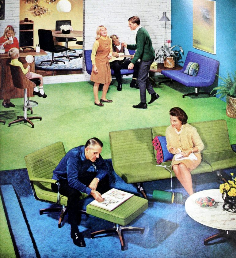 The mid-century conversation pit: Check out dozens of trendy 60s & 70s ...