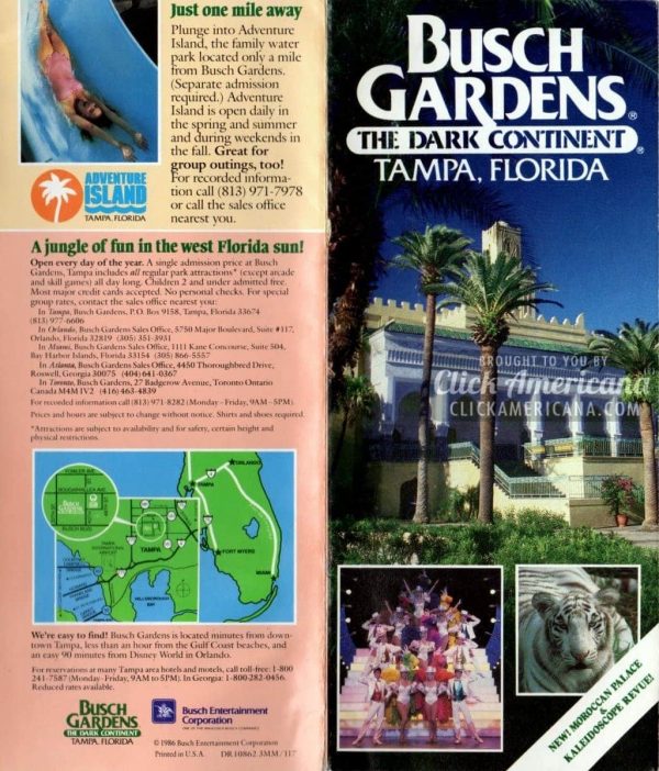 Vintage Busch Gardens: See the theme park in Tampa, Florida through the ...