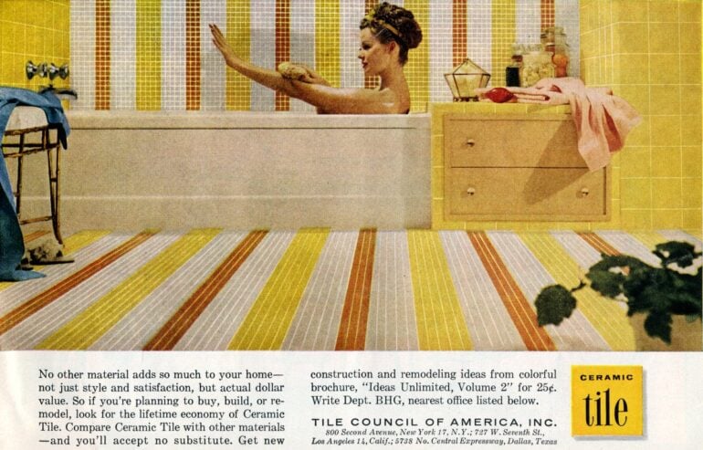 50 vintage 1960s bathroom tile design ideas - Click Americana