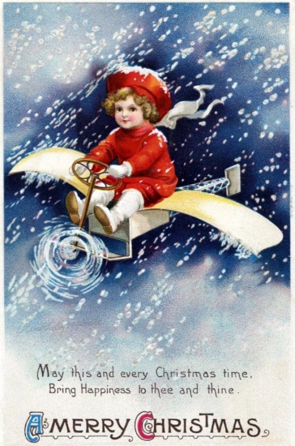 Take a look back at 50 antique Christmas cards from 100+ years ago ...