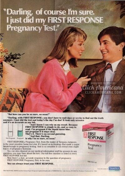 These vintage home pregnancy test kits used test tubes & had a two-hour ...