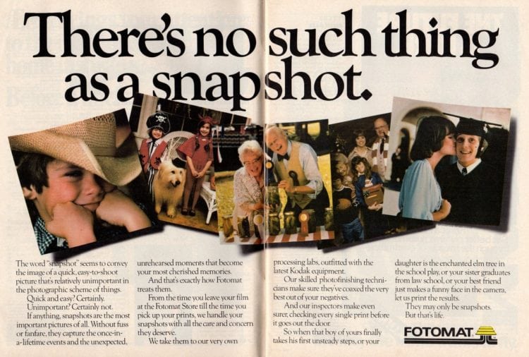 The drive-up Fotomat store offered fast & easy next day film developing ...