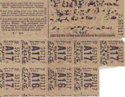Rationing during WW2: See war ration books, ration stamps, gas stamps ...