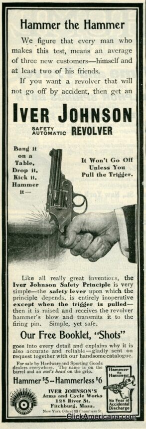 Vintage Iver Johnson safety revolvers (1905-1920) - Click Americana