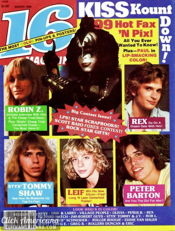 16 Magazine in the 1980s tracked the most popular teen heartthrobs ...