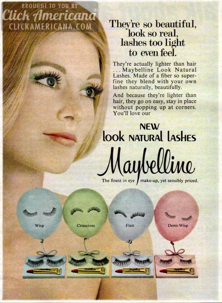 How to use false eyelashes to get a real big-eyed retro look: Vintage ...