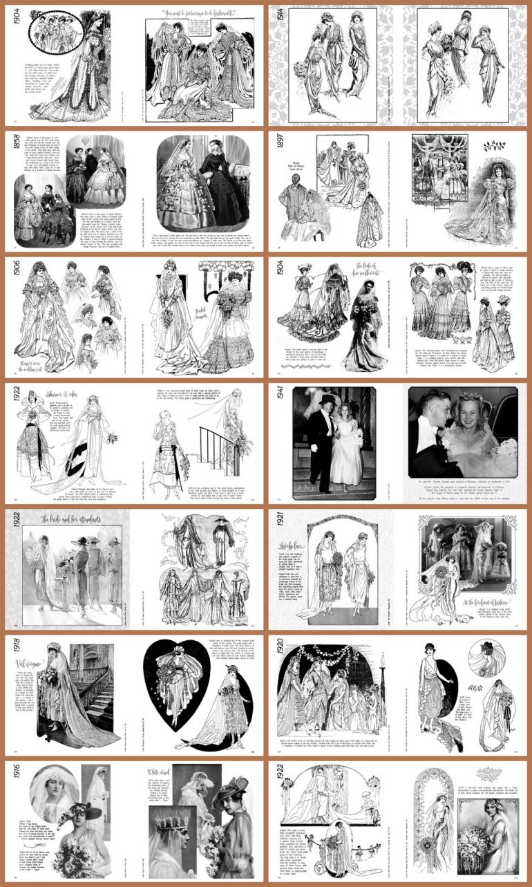 Something Old: Vintage Wedding Dress Fashion Look Book - Click Americana