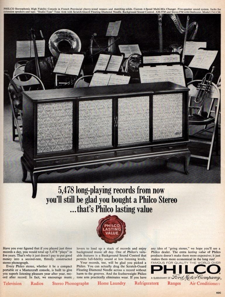 Remember when those huge vintage console stereos were a major trend in the 1950s & 60s? - Click ...