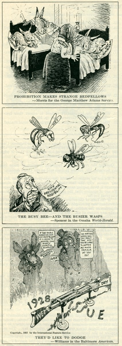 Prohibition political cartoons (1927) - Click Americana