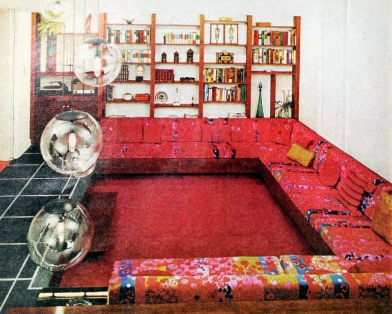 The mid-century conversation pit: Check out dozens of trendy 60s & 70s ...
