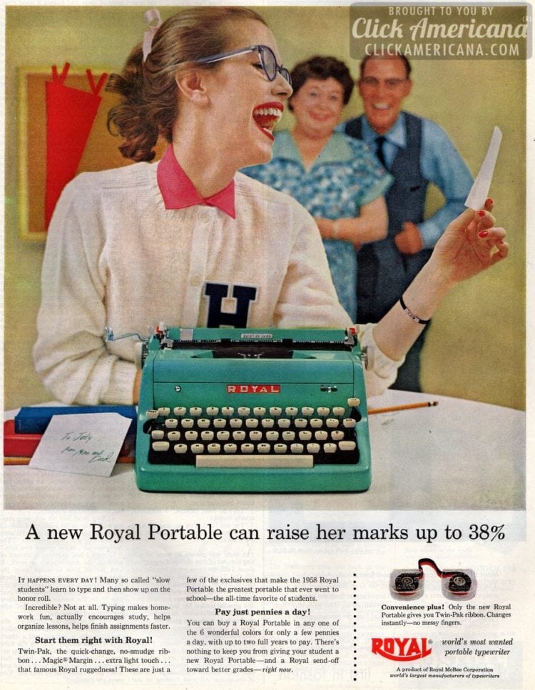 Vintage portable & manual typewriters from the 50s, 60s & 70s had the ...