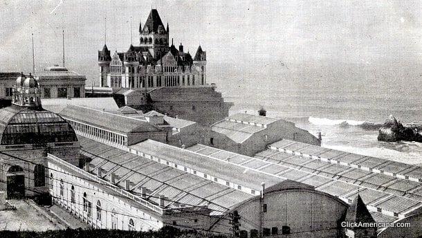 Sutro Baths and The Cliff House in San Francisco. Lost 1966 and 1907 ...