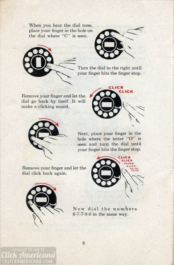 How do you use a rotary phone? We have the original step-by-step ...