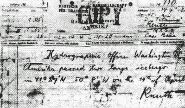 The Titanic's last desperate SOS messages sent as the ship was sinking ...