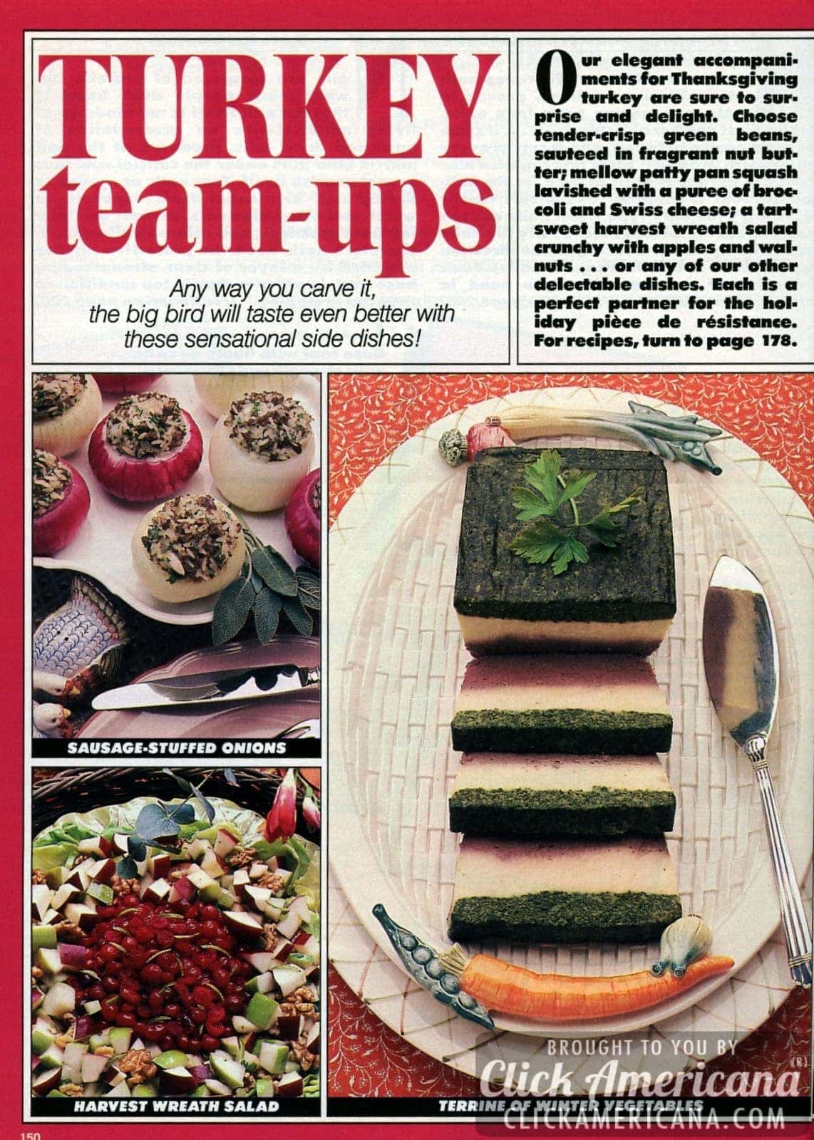 Retro Thanksgiving side dishes from the '80s: Delicious turkey team-ups ...