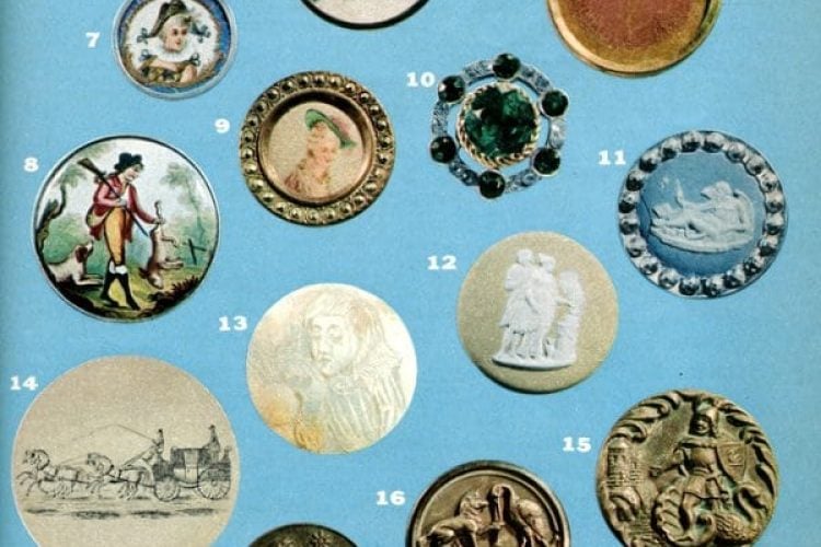 Collecting vintage & antique buttons (1955) - Click Americana