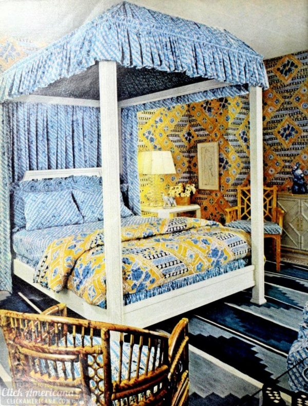 70 beautiful vintage canopy beds from the 1970s - Click Americana