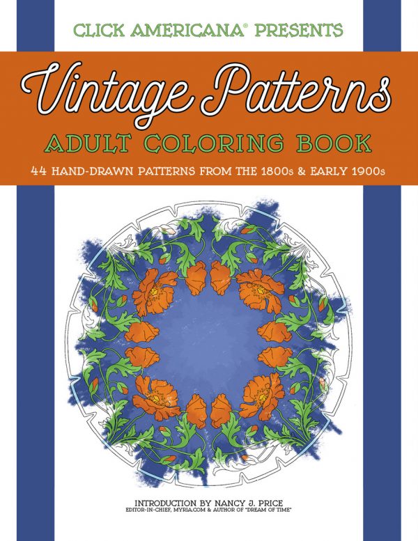 Vintage Patterns Adult Coloring Book: Embroidery designs from the ...