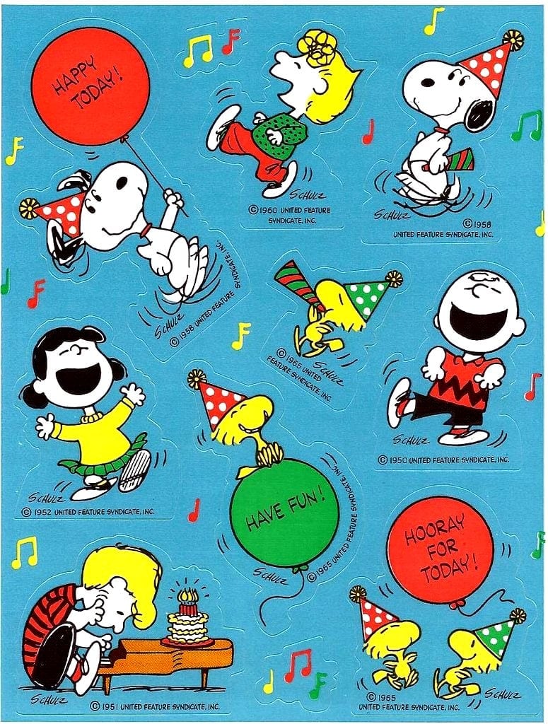 Celebrating Snoopy: Snoopy stickers from the 1970s & 80s plus the most ...