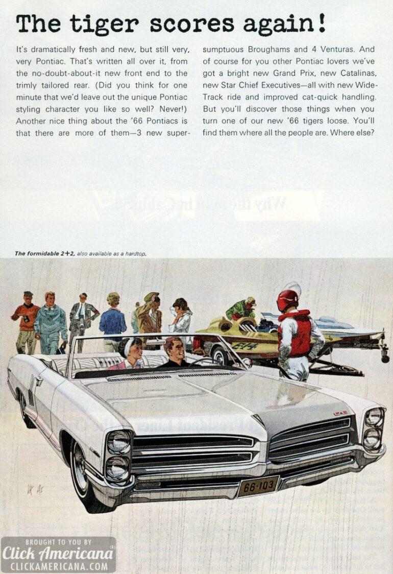 Vintage Pontiac car ads from the 1960s - Click Americana