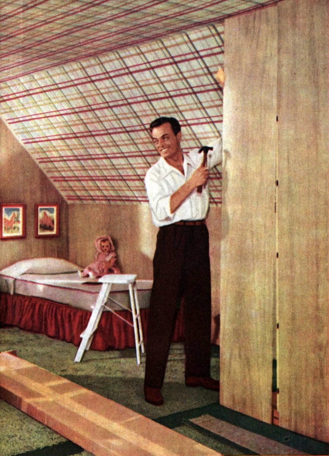 The vintage wall paneling in these 1950s & 1960s homes still works ...